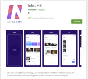 Flutter App for Android and iOS – InfixLMS - InfixHub
